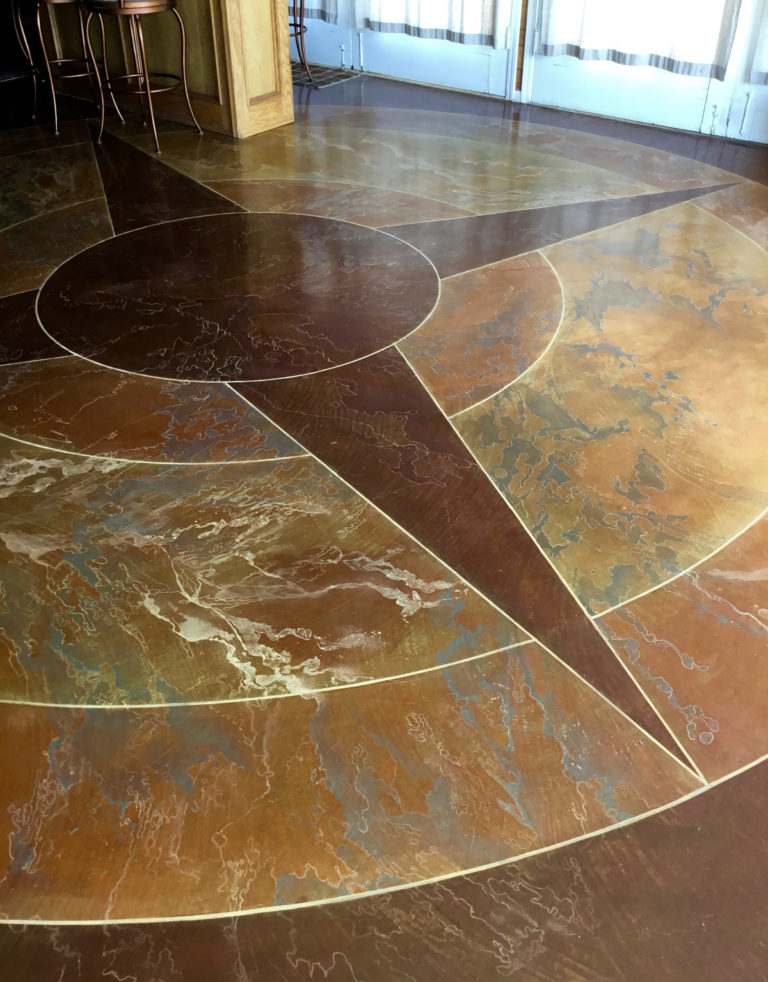 decorative_concrete compass floor_5_Darin_Ward_DWARD_DESIGNS | D WARD ...